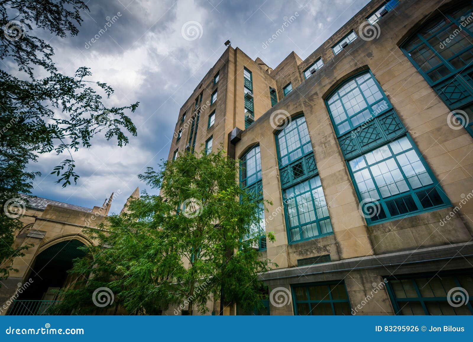 Buildings at Boston University, in Boston, Massachusetts. Stock Photo ...