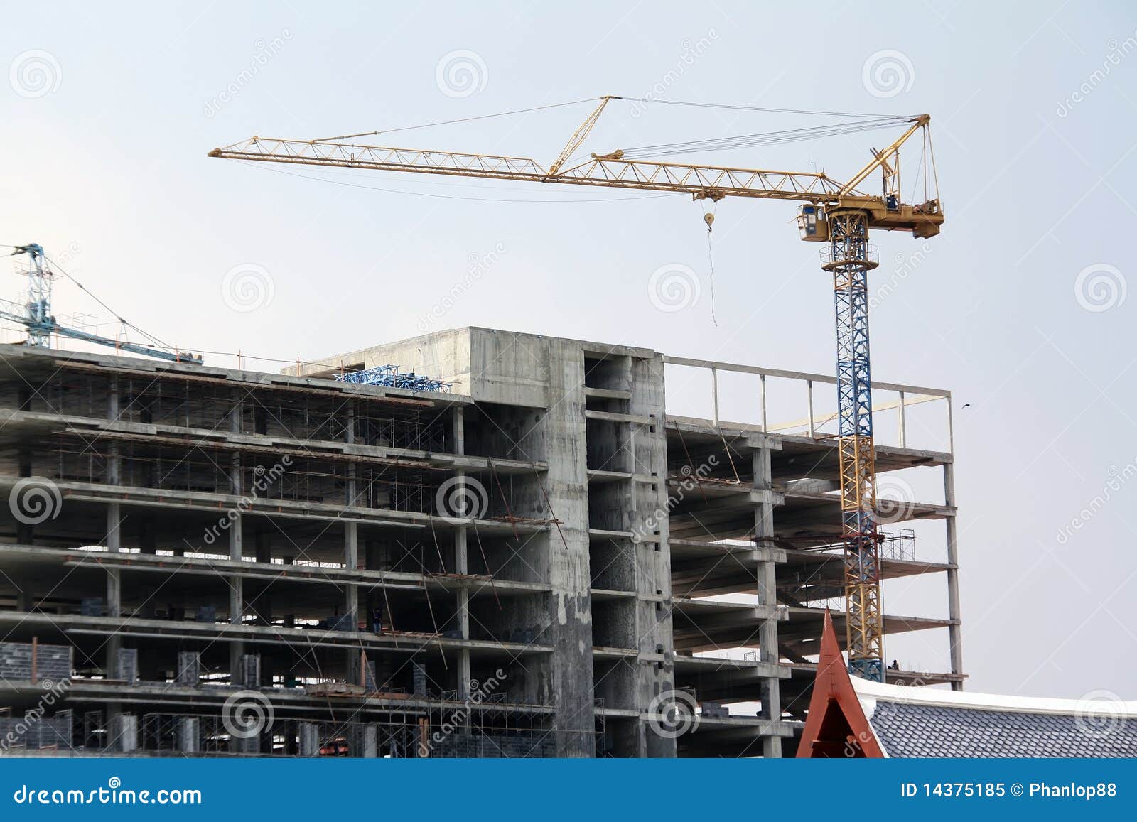 Buildings are built stock image. Image of growth, apartments - 14375185