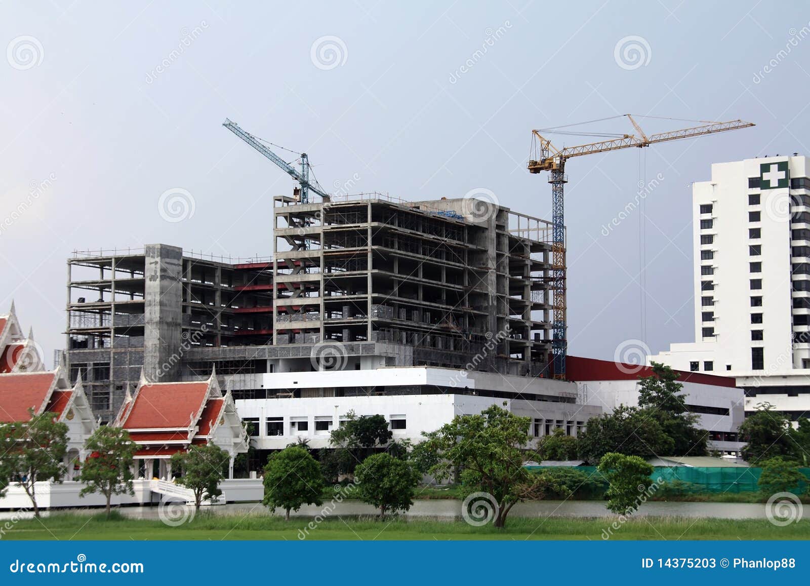 Buildings are built stock image. Image of modern, industrial - 14375203