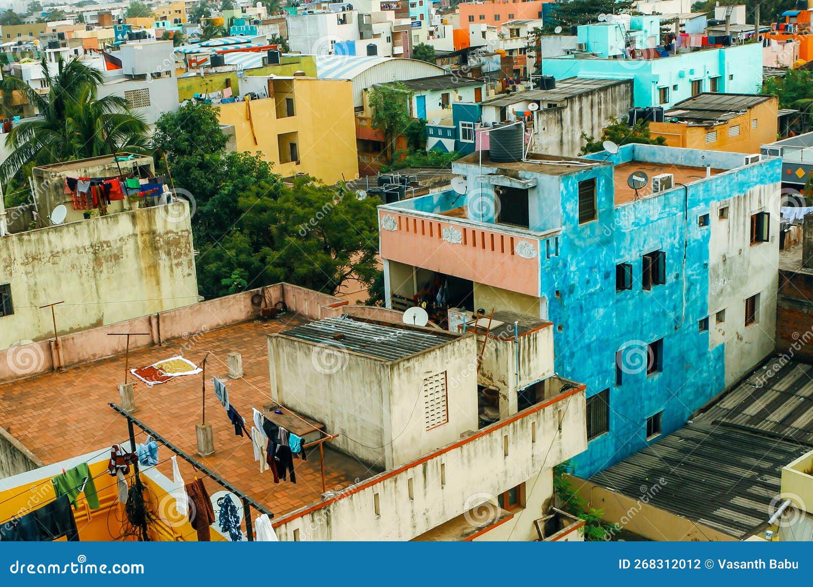 Buildings Built Very Close To Eachother. Stock Photo - Image of ...