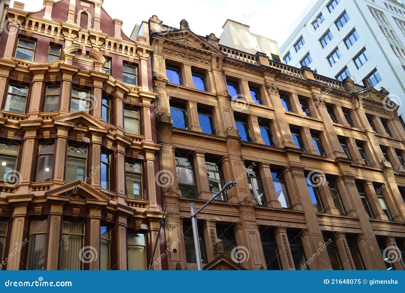 Buildings in CBD stock image. Image of historic, company - 21648075