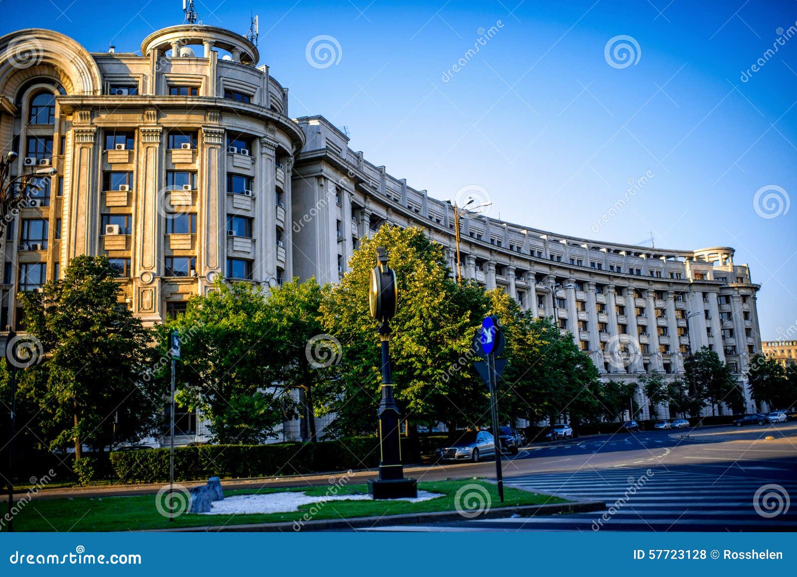 Buildings in the Center of Bucharest City Stock Photo - Image of ...