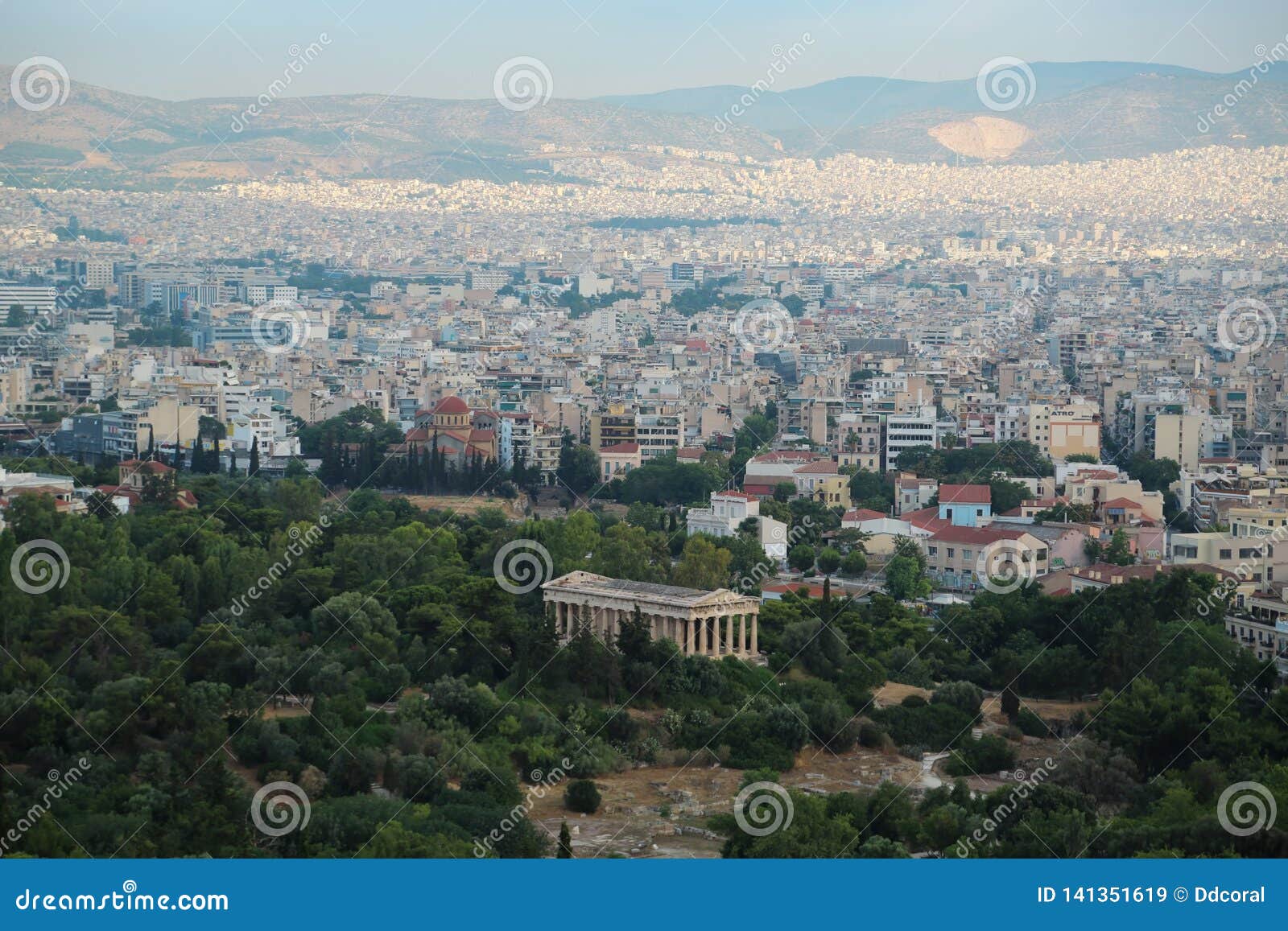 Buildings in Centre of Athens, Greece Stock Image - Image of athenian ...