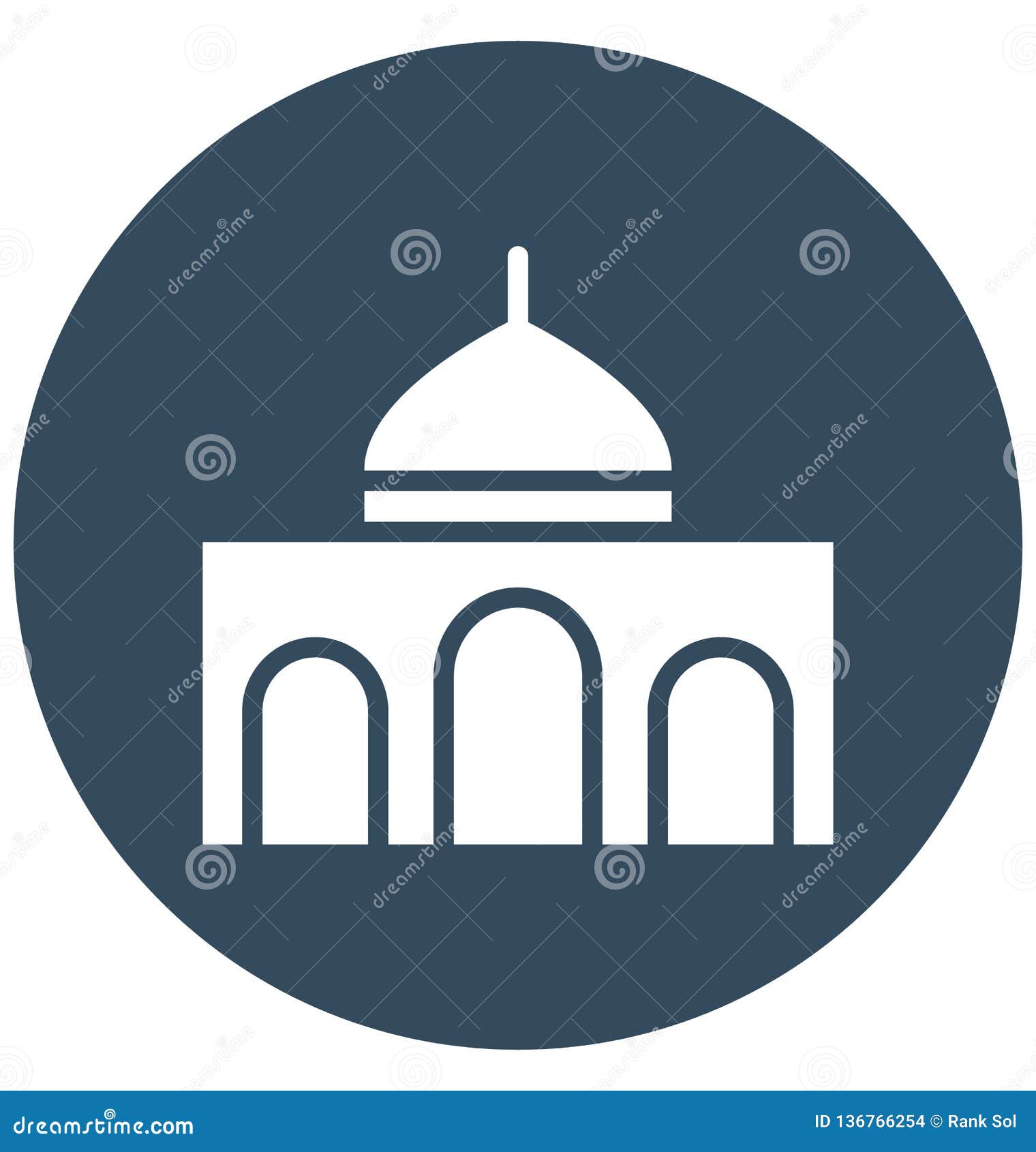 House of God, House of Worship Isolated Vector Icon Which Can Be Easily ...