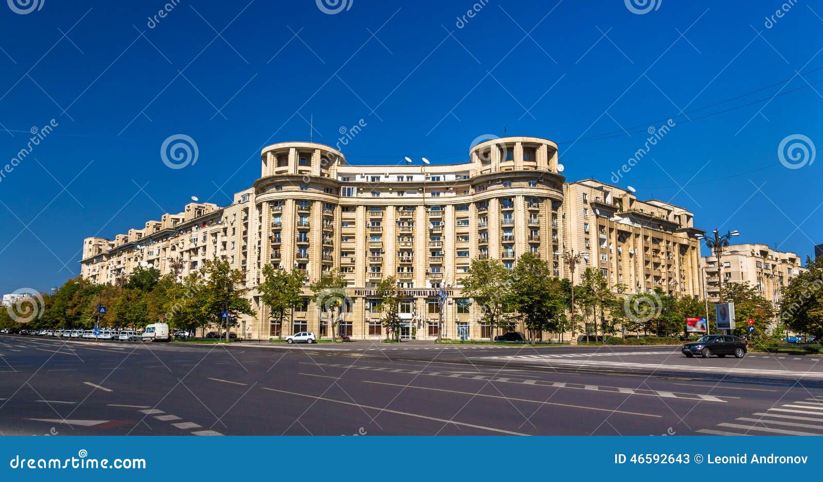 Buildings in the City Center of Bucharest Editorial Stock Photo - Image ...