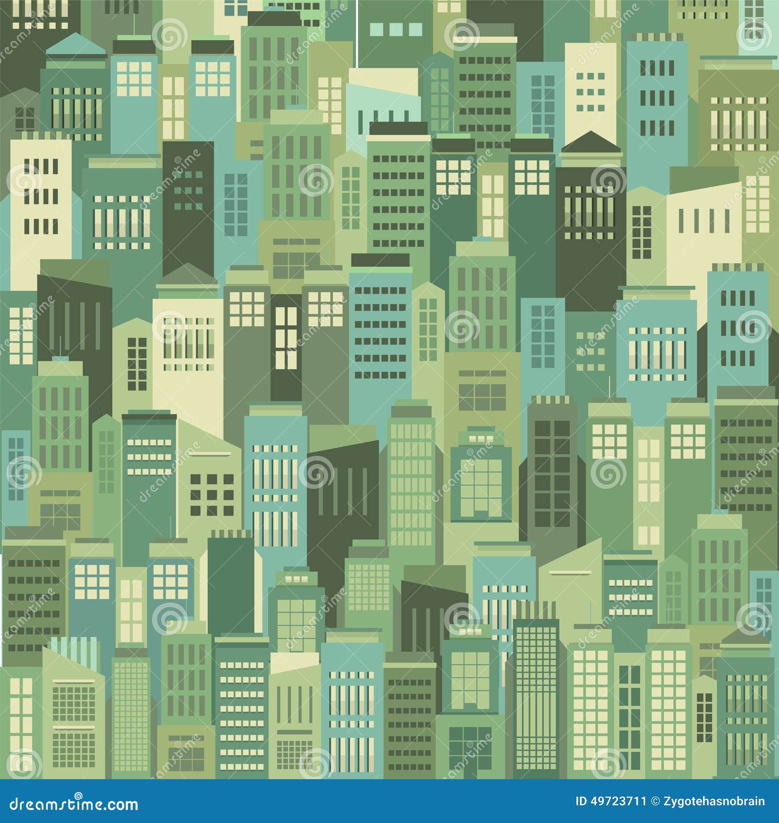 City Pattern Vector Illustration | CartoonDealer.com #14867478