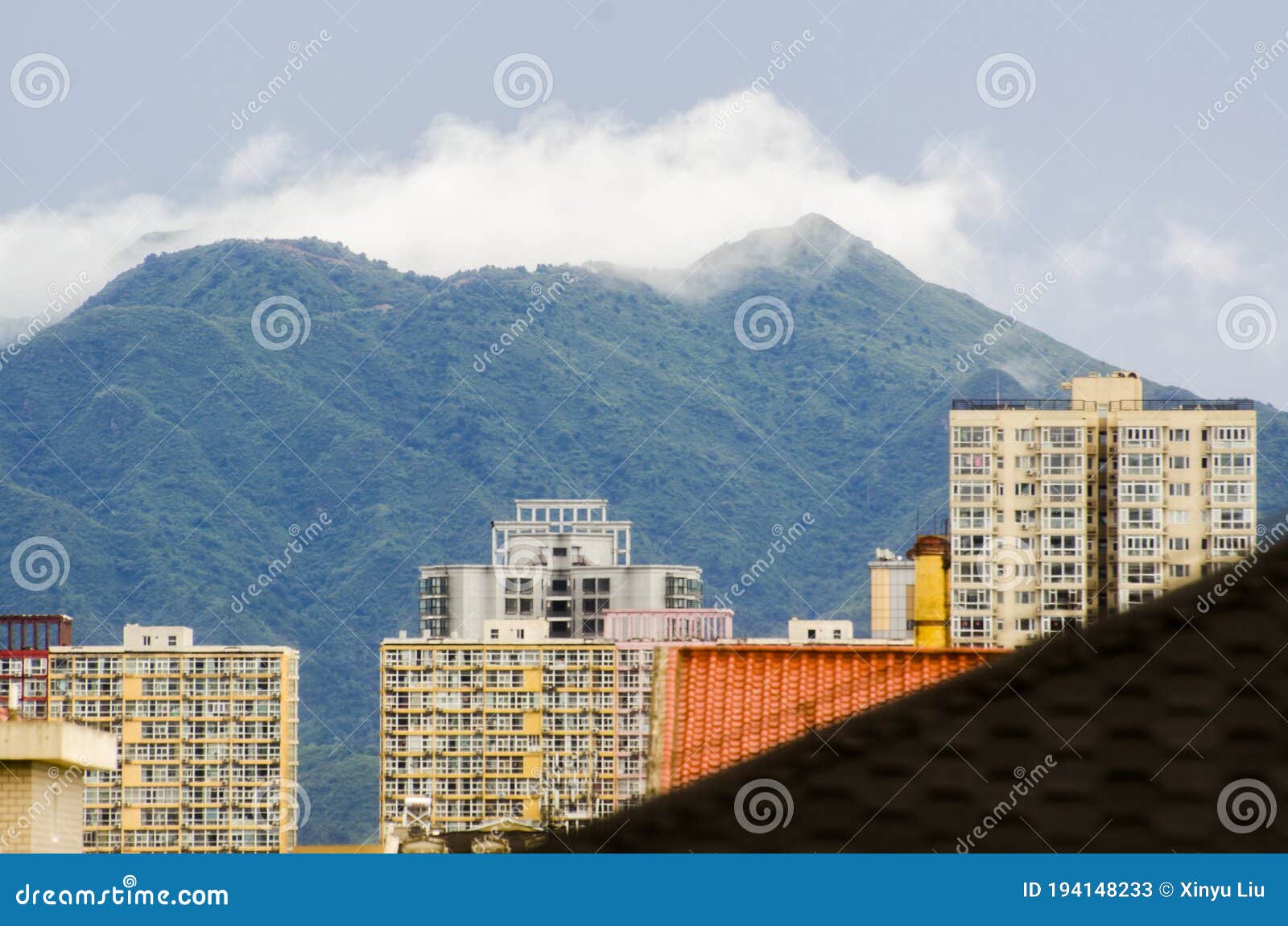 Communities in mountains stock image. Image of communities - 194148233