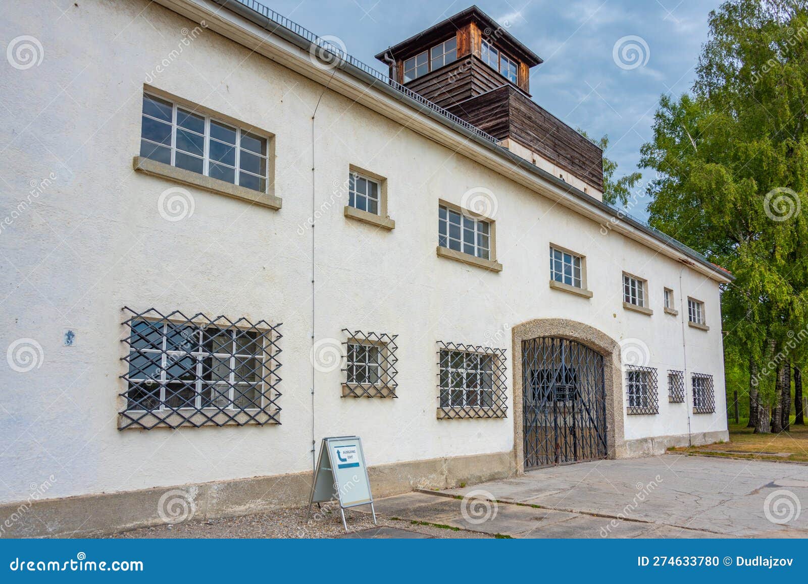 Buildings at Dachau Concentration Camp in Germany Editorial Image ...