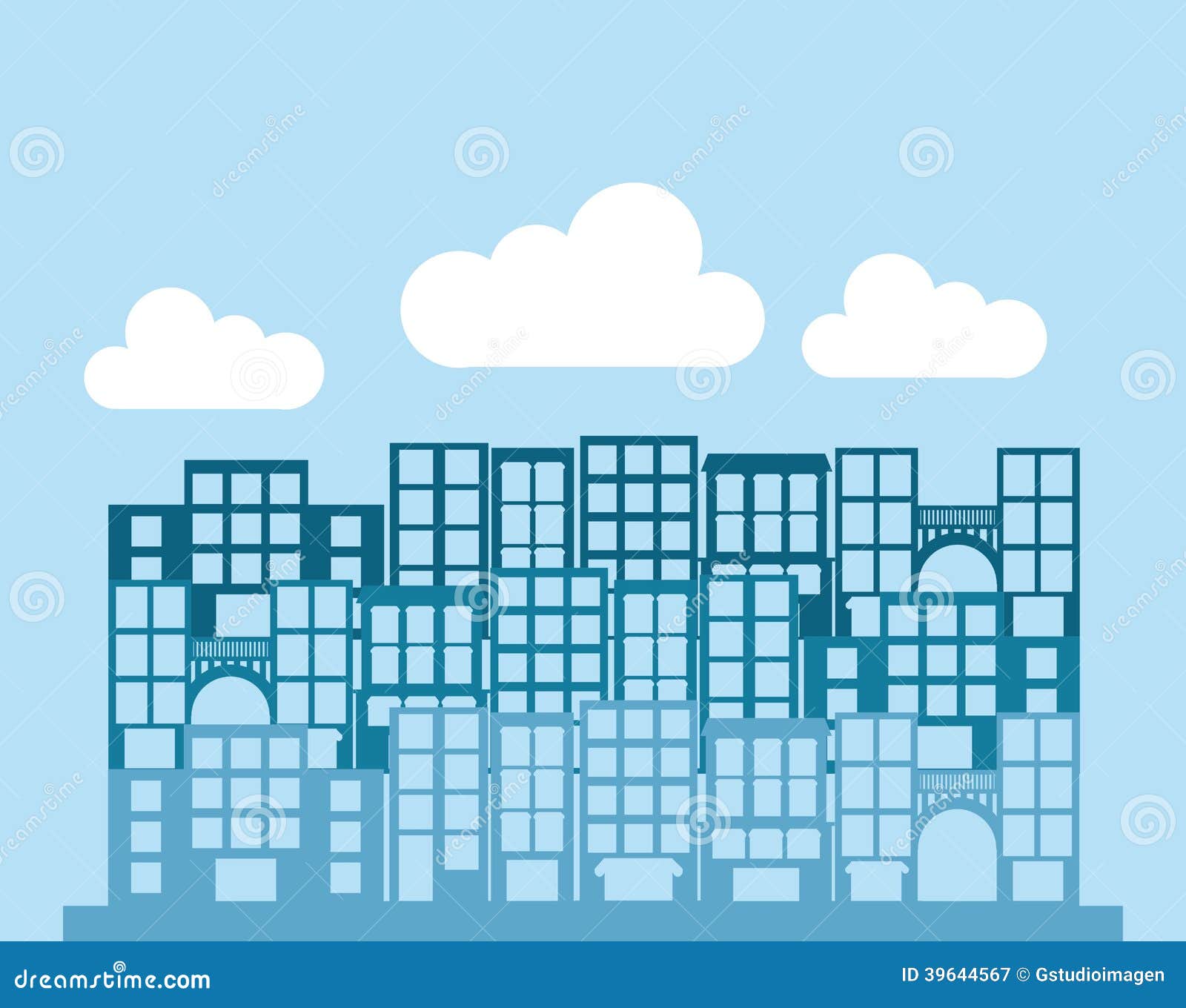 Buildings design stock vector. Illustration of estate - 39644567