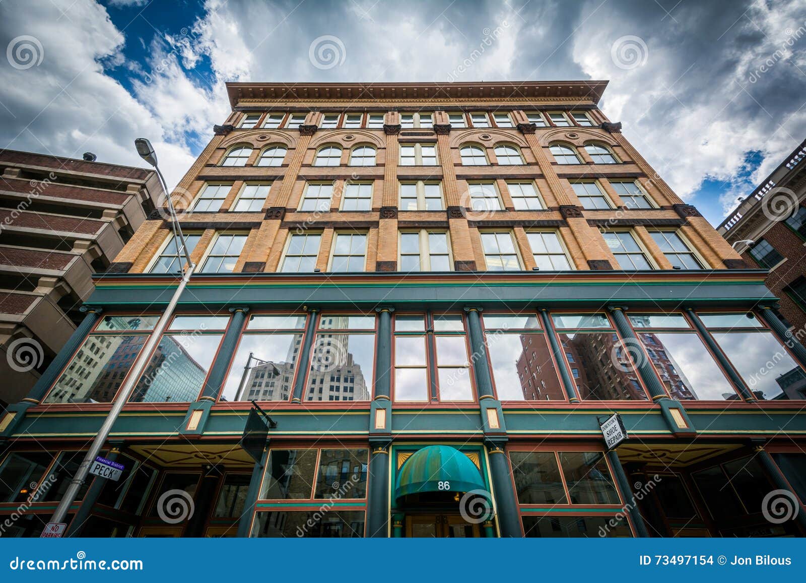 Buildings in Downtown Providence, Rhode Island. Stock Photo - Image of ...