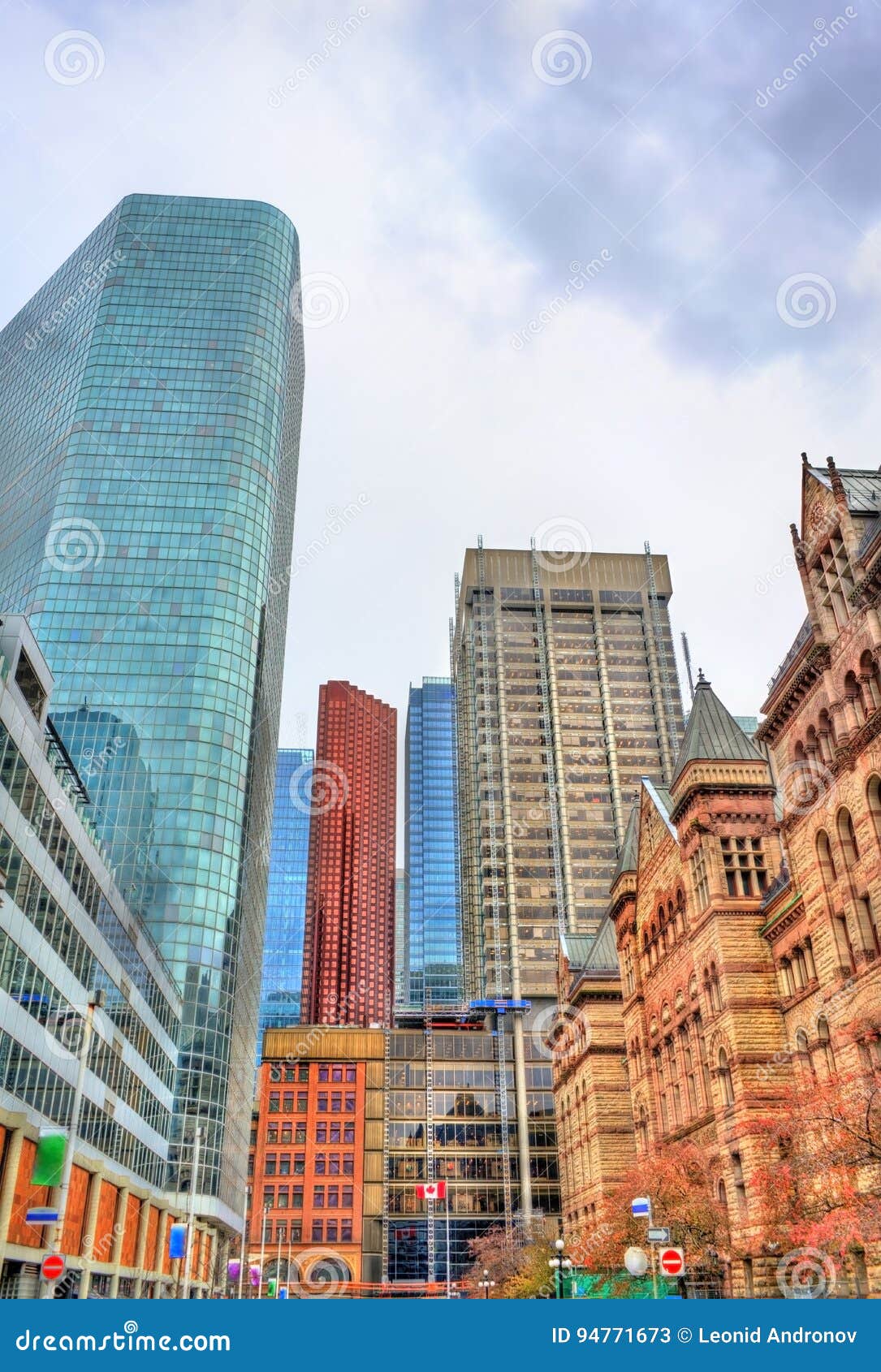 Buildings in Downtown Toronto, Canada Stock Image - Image of exterior ...