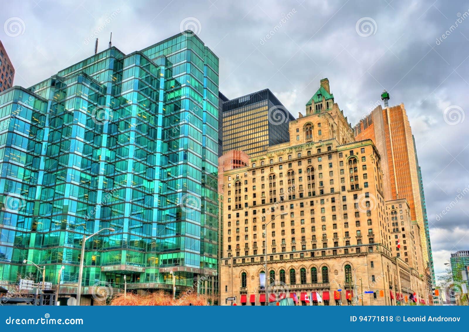 Buildings in Downtown Toronto, Canada Stock Photo - Image of landmark ...