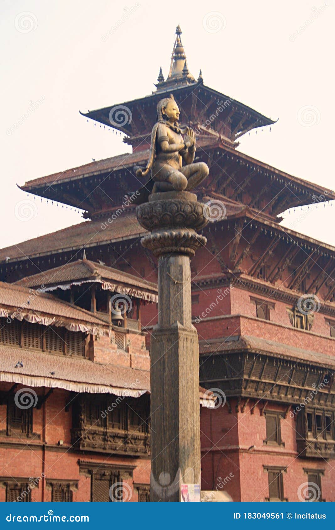 BUILDINGS in DURBAR SQUARE stock image. Image of india - 183049561