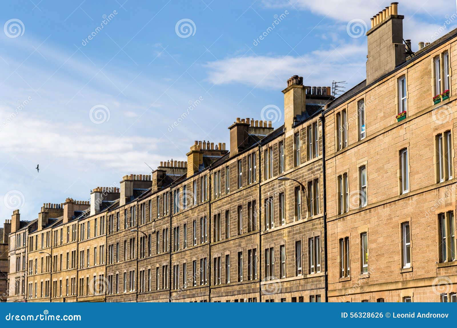 Buildings on Easter Road in Edinburgh Stock Photo - Image of building ...