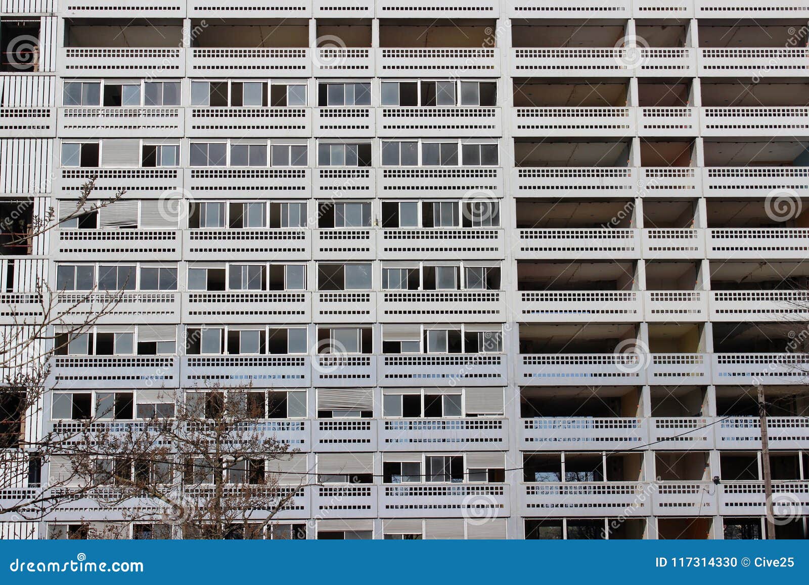 Functional Architecture Of Glass And Steel. Contemporary Architecture ...