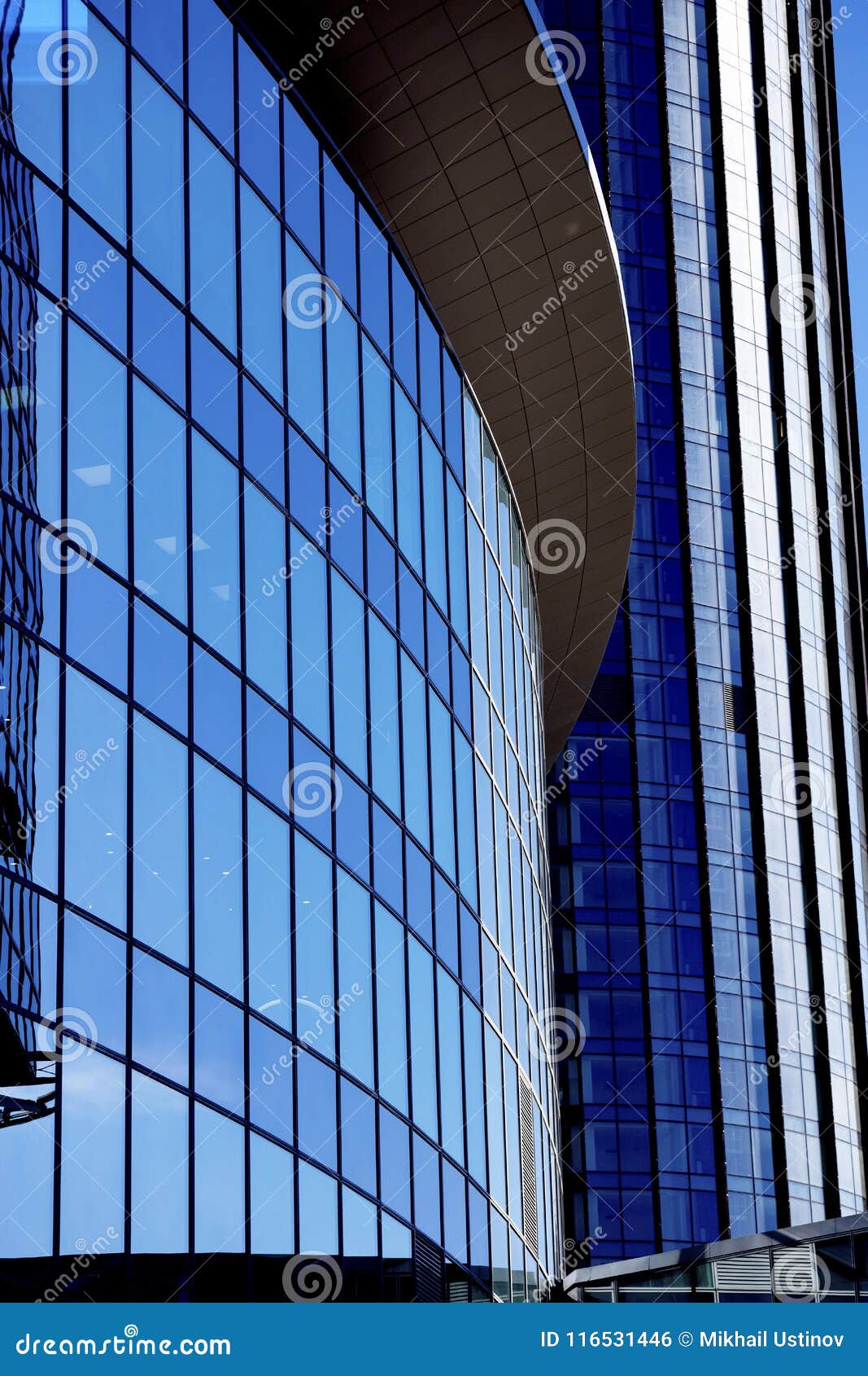 Buildings of Glass and Metal Stock Photo - Image of contemporary, floor ...
