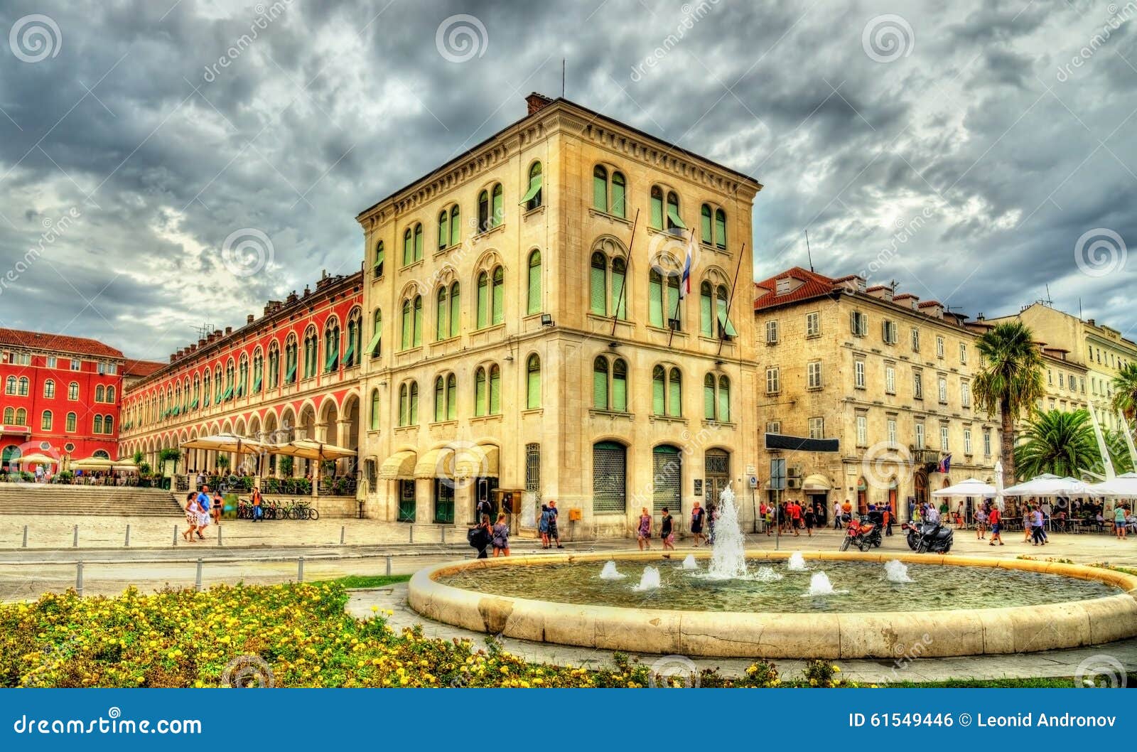 Buildings in the Historic Centre of Split Stock Photo - Image of ...