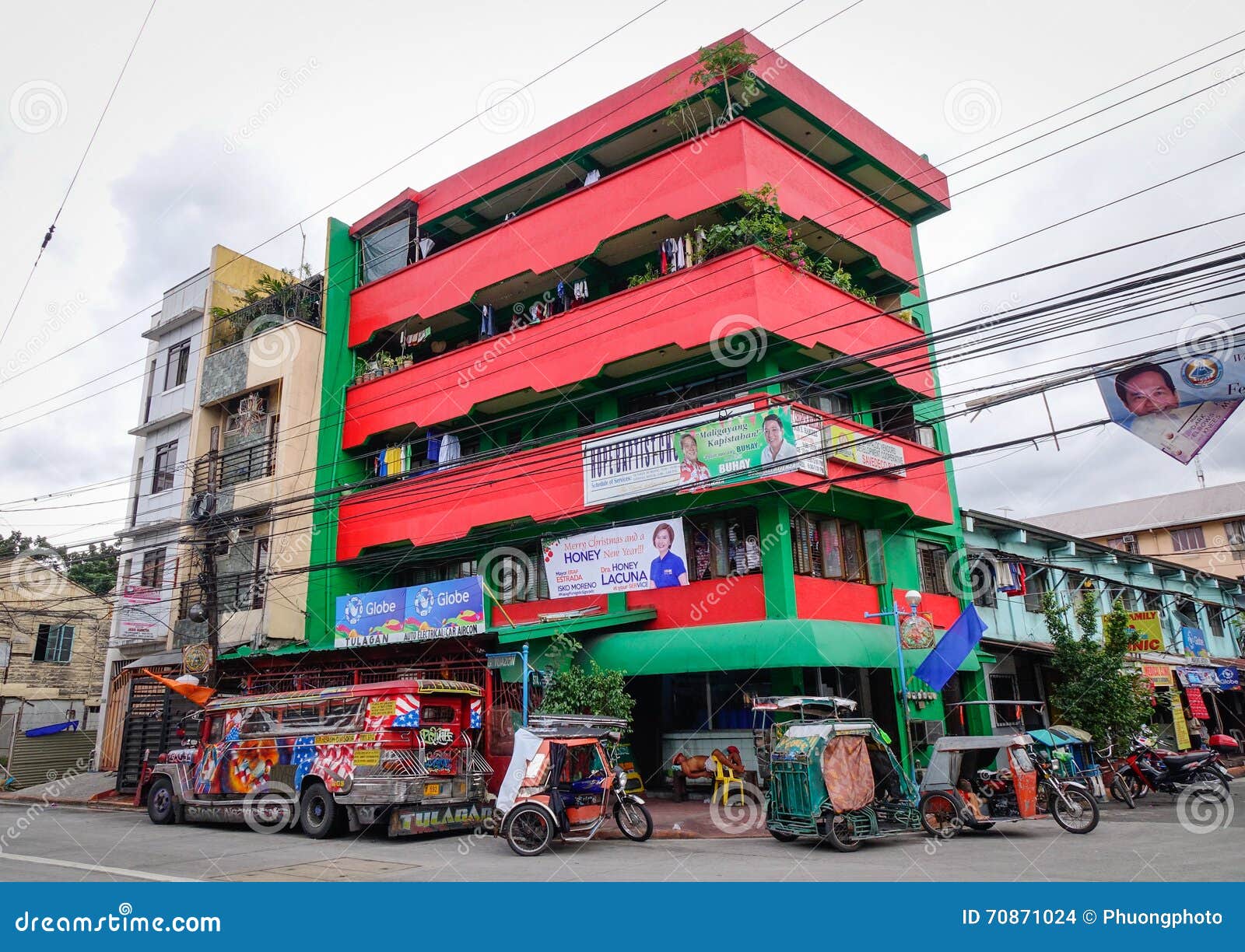 The Buildings Located at Intramuros in Manila, Philippines Editorial ...