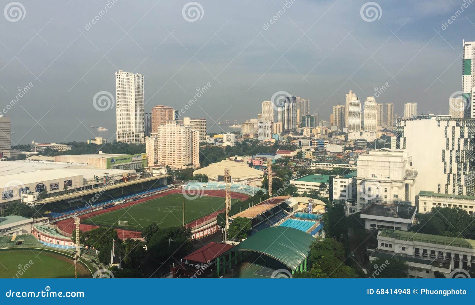 Buildings in Manila, Philippines Editorial Stock Photo - Image of ...