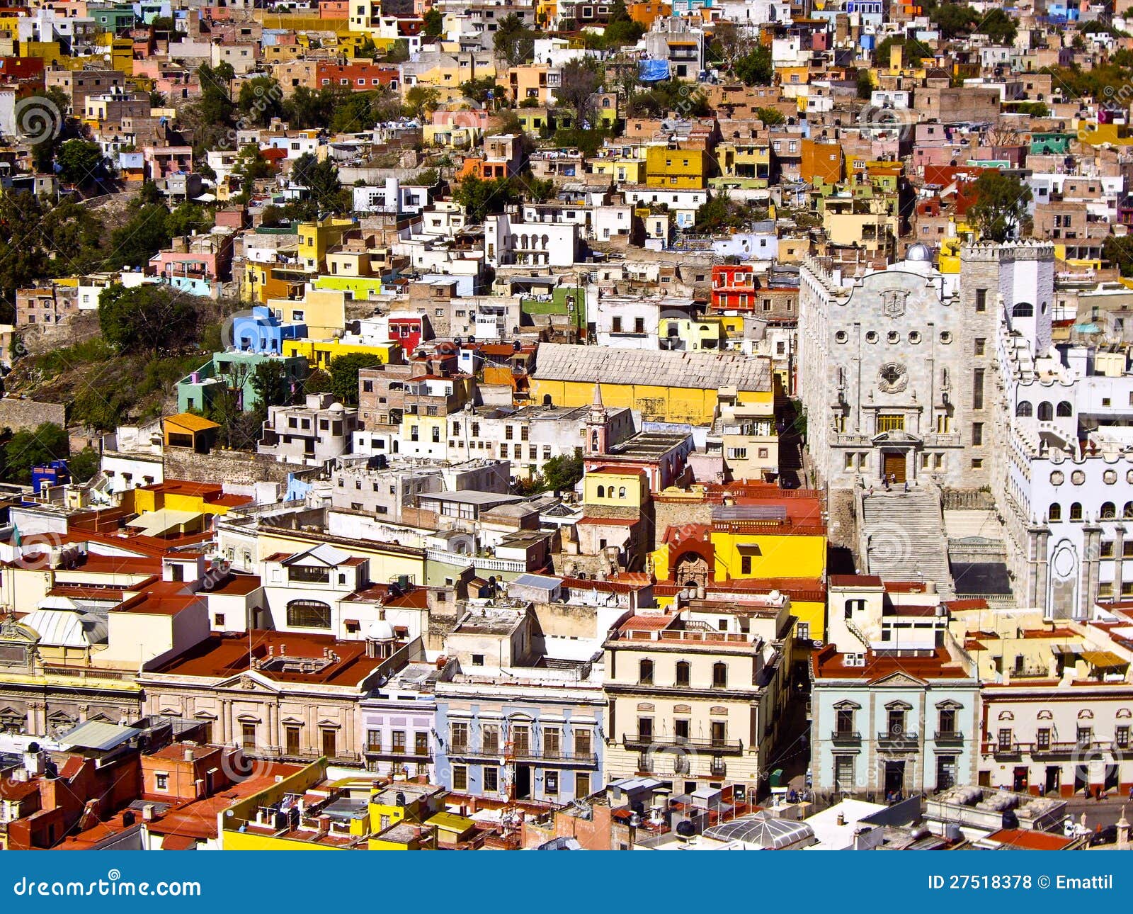 Buildings of Many Colors Mexico Editorial Stock Photo - Image of ...