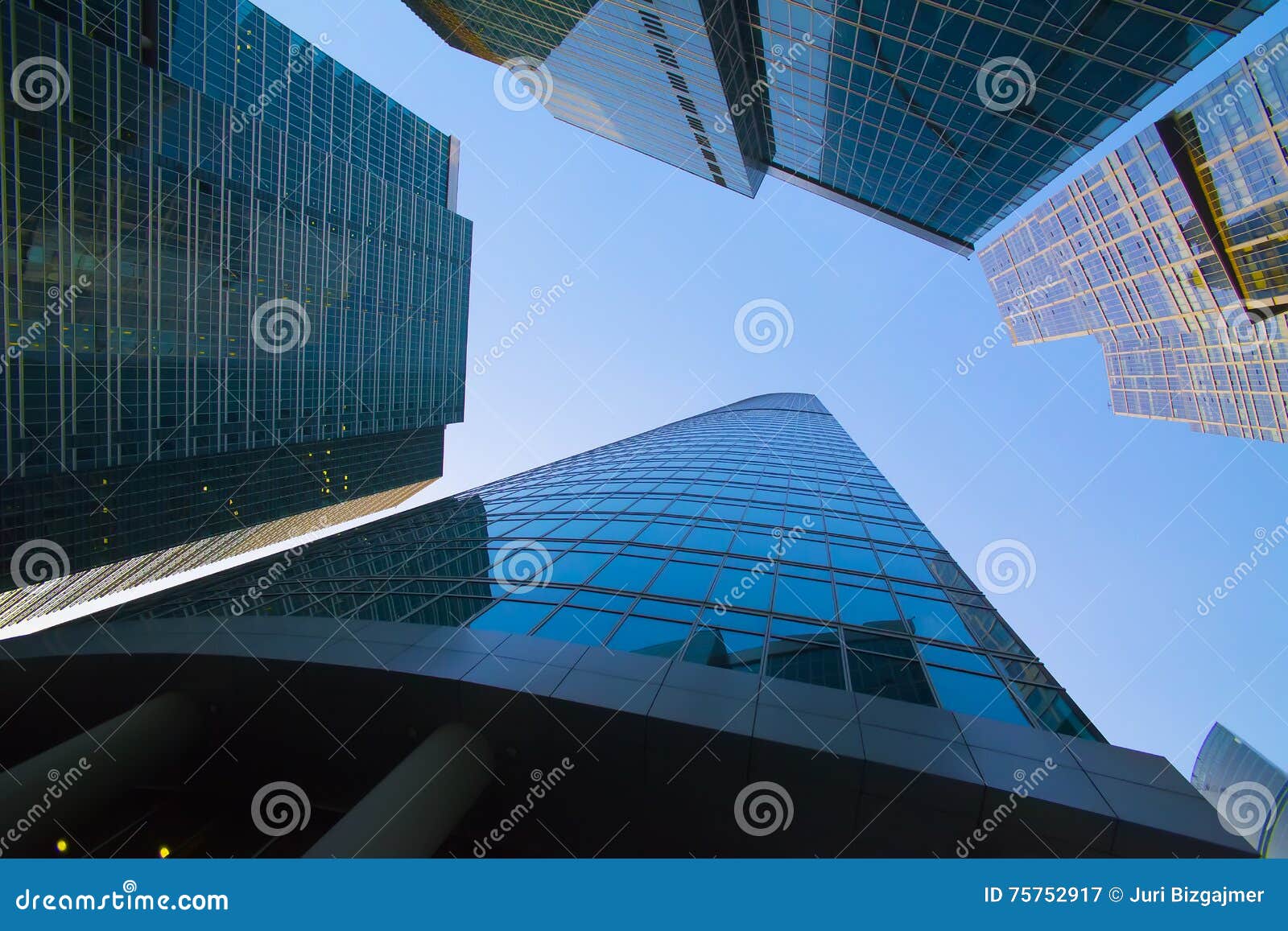 Buildings of Modern Business Center Stock Image - Image of commercial ...