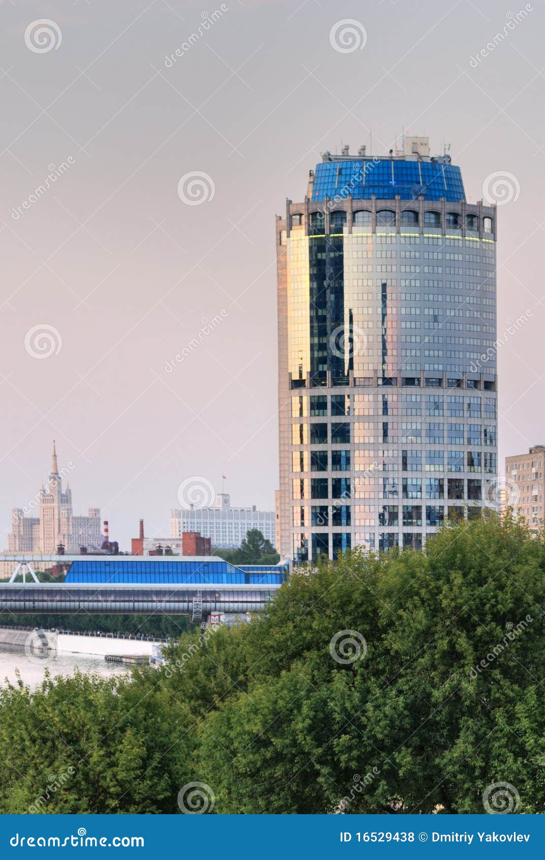Buildings of modern Moscow stock photo. Image of apartment - 16529438