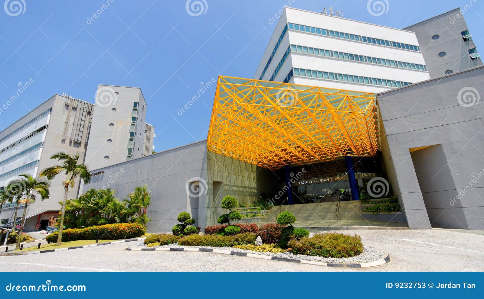 Buildings in National University of Singapore Stock Image - Image of ...