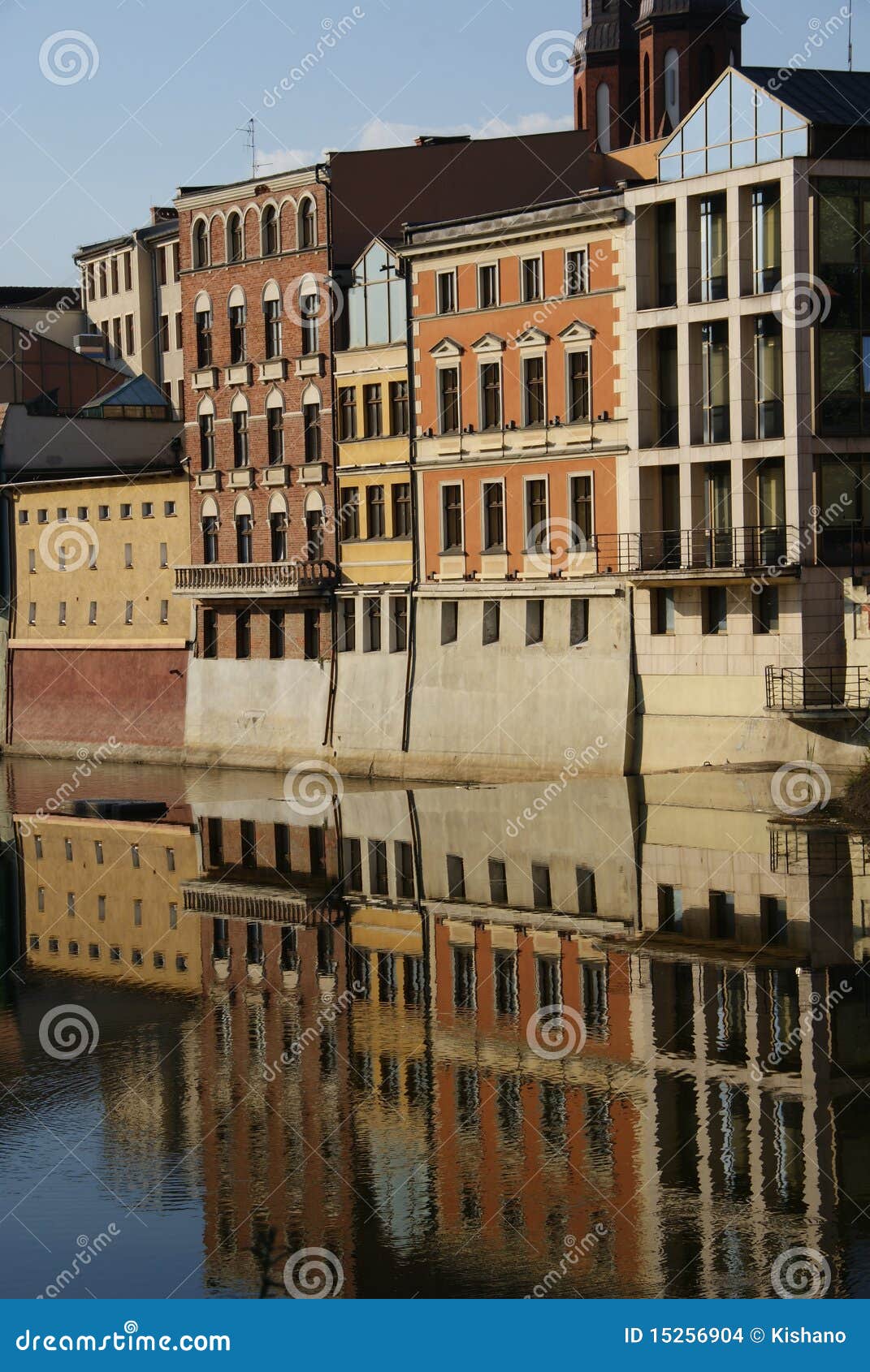 Buildings near river stock photo. Image of river, cityspace - 15256904