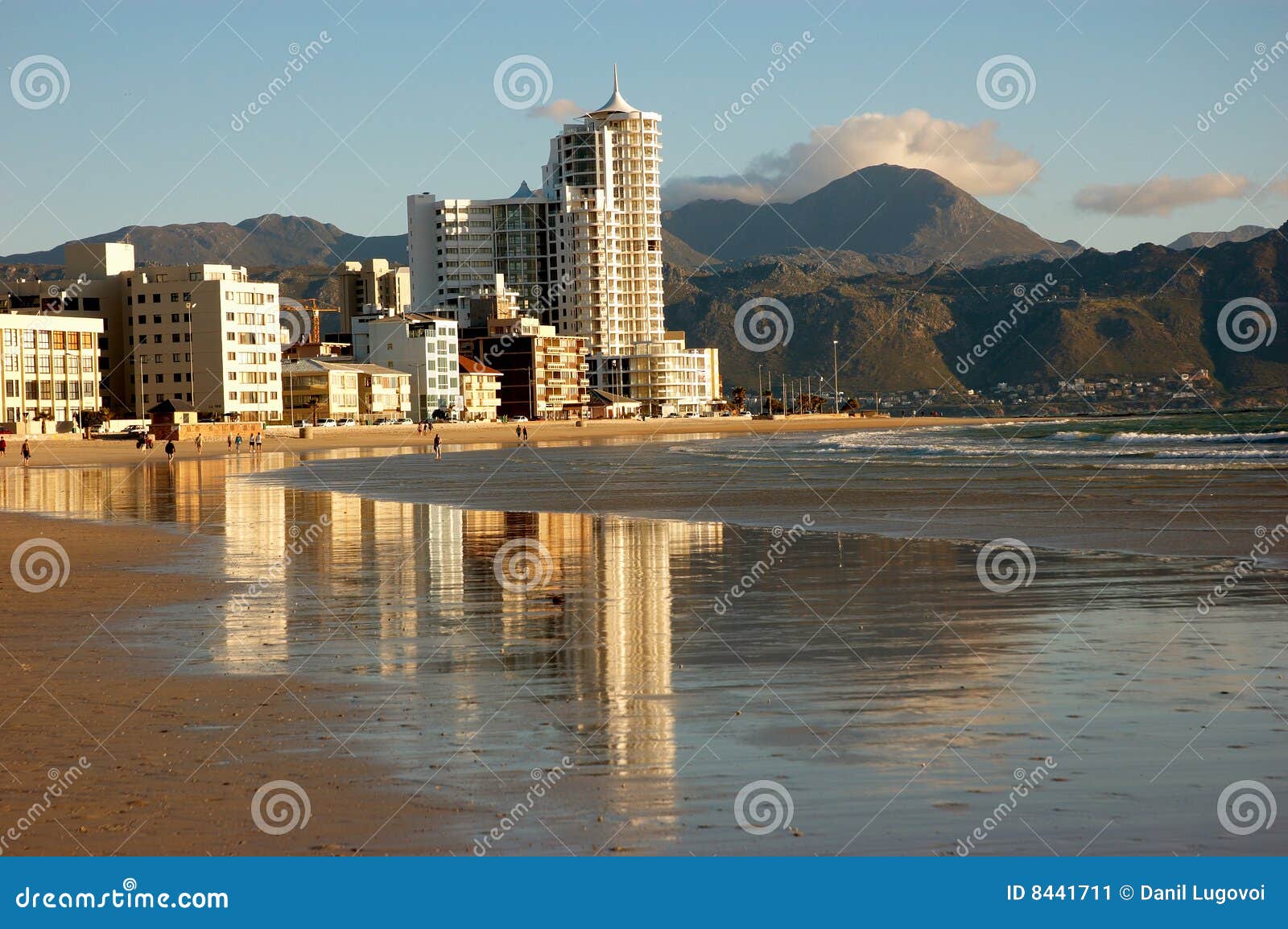 Buildings on the Ocean Coast. Stock Image - Image of mountain, travel ...