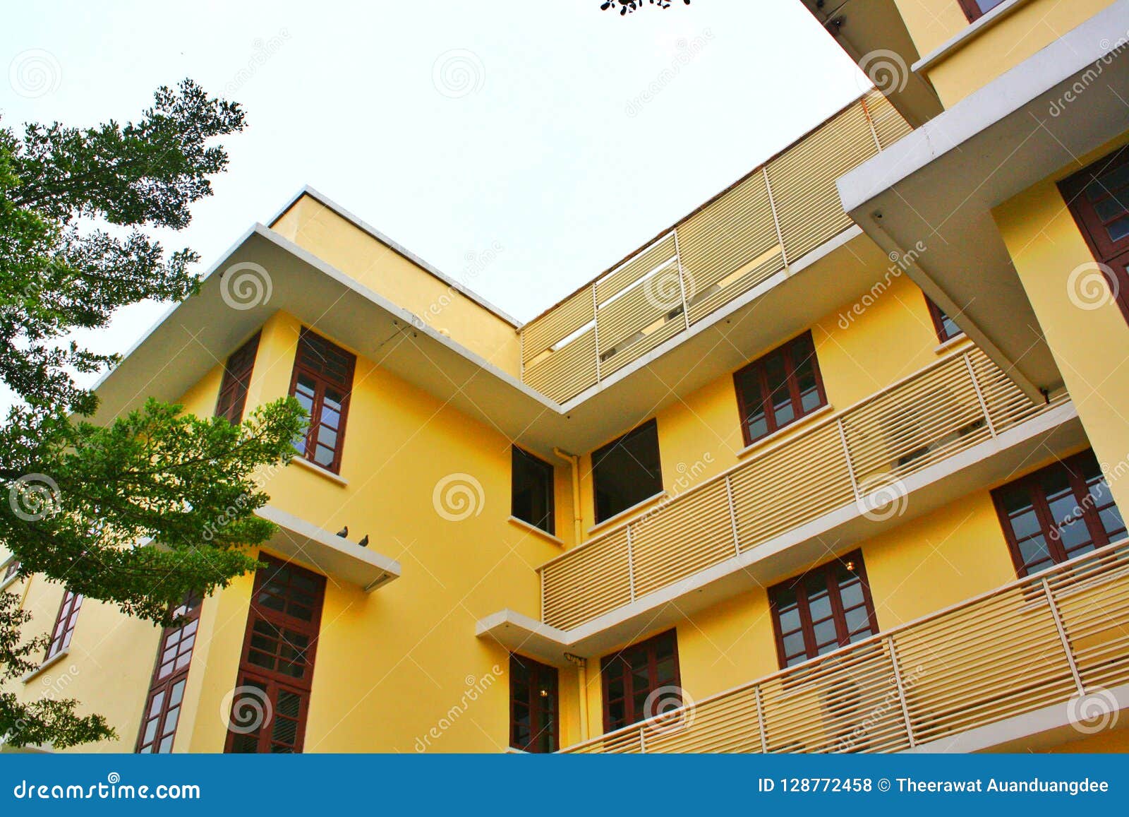 Buildings or Buildings or Offices with Yellow and White Sky are the ...