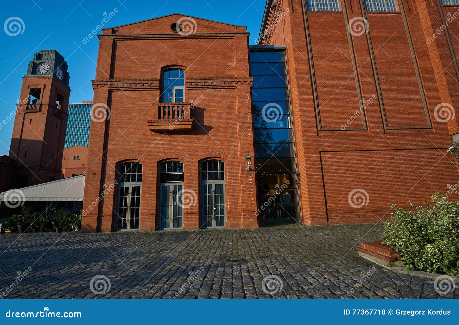 The Buildings of the Old Brewery with Red Brick Stock Photo - Image of ...