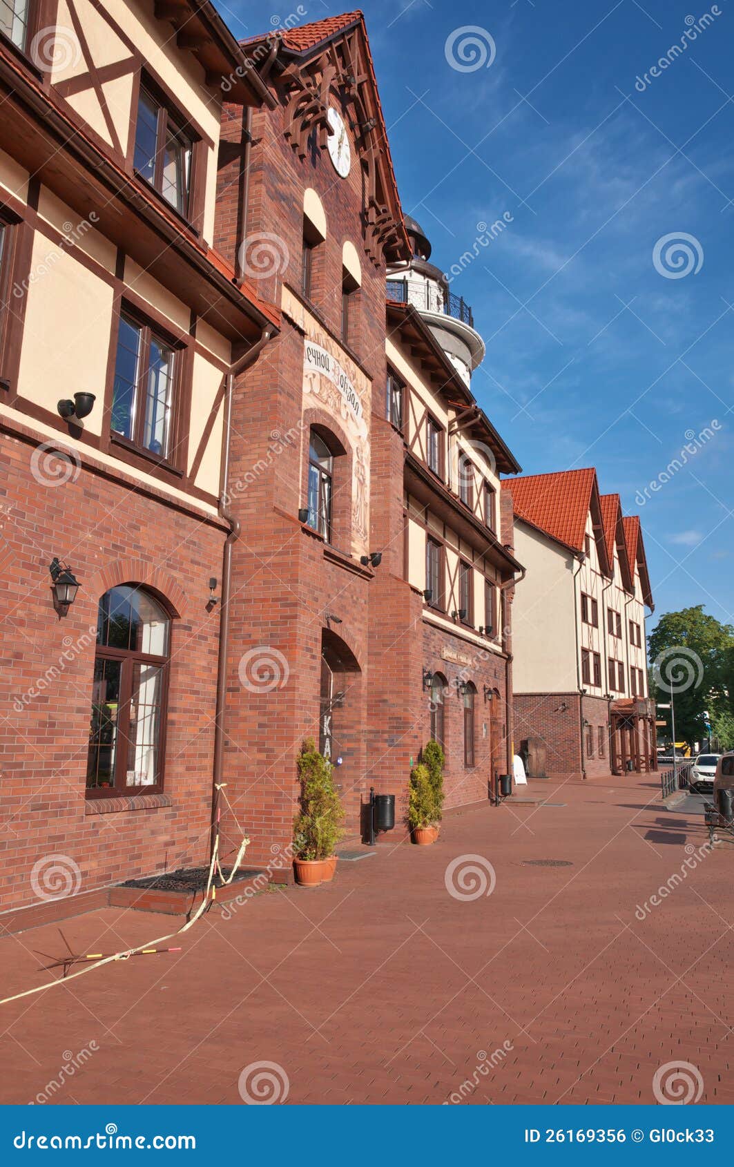 Buildings in Old Style. Kaliningrad. Russia Editorial Photo - Image of ...