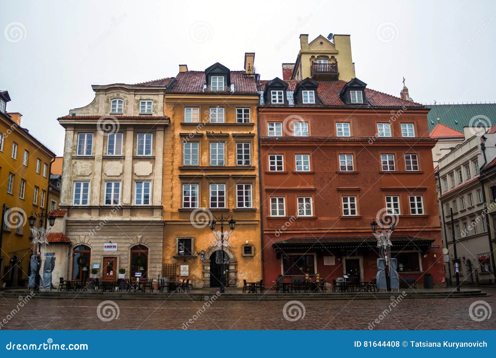 Buildings at the Old Town of Warsaw Editorial Stock Photo - Image of ...