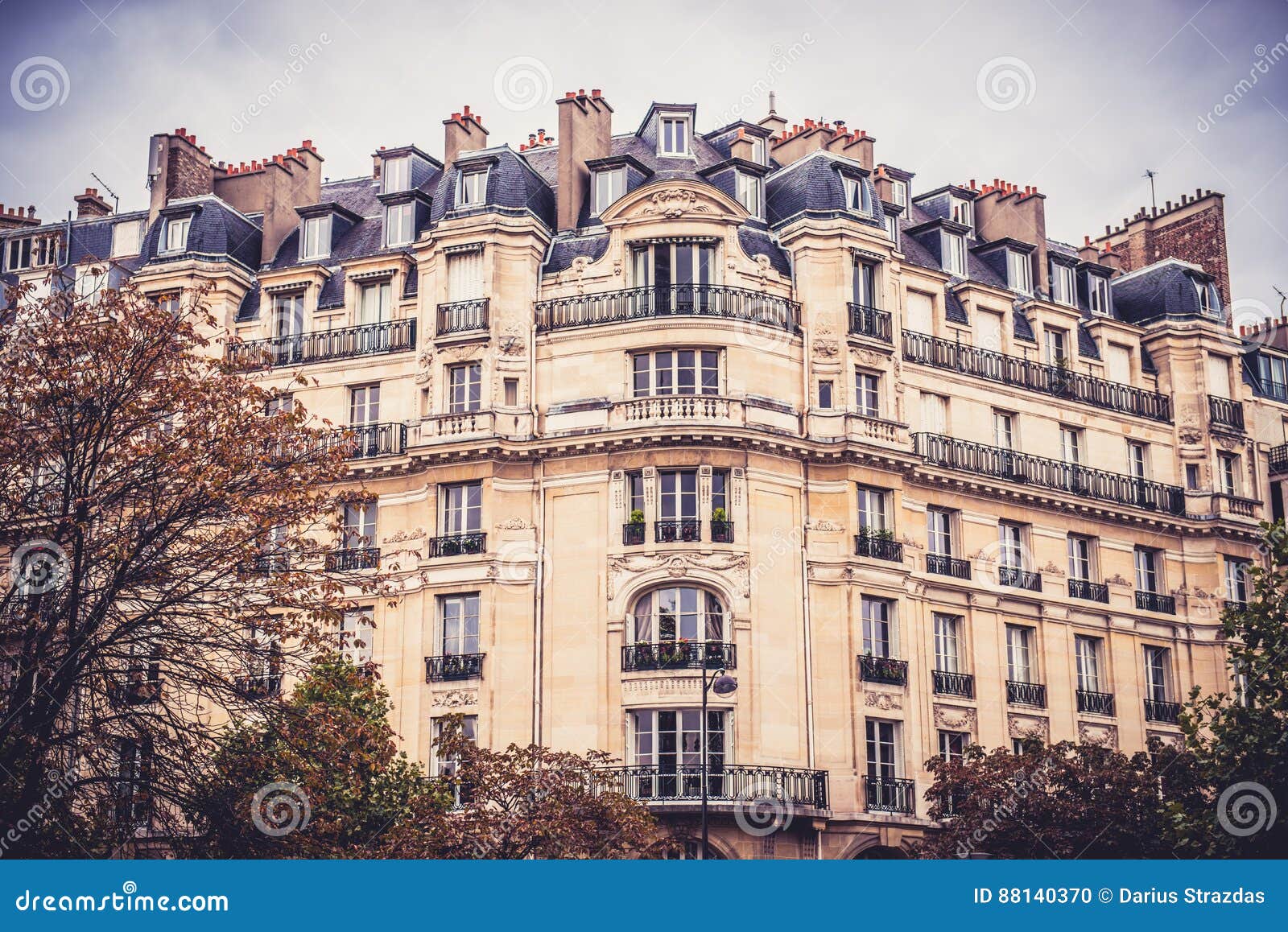 Buildings in Paris stock photo. Image of architecture - 88140370