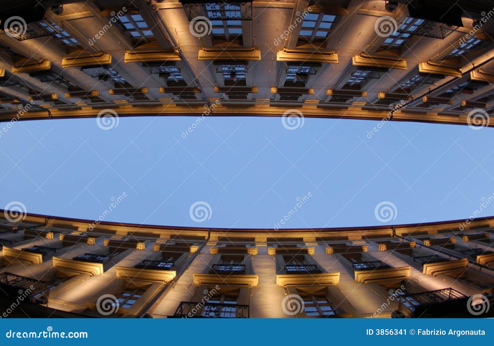 Buildings perspective stock image. Image of destination - 3856341