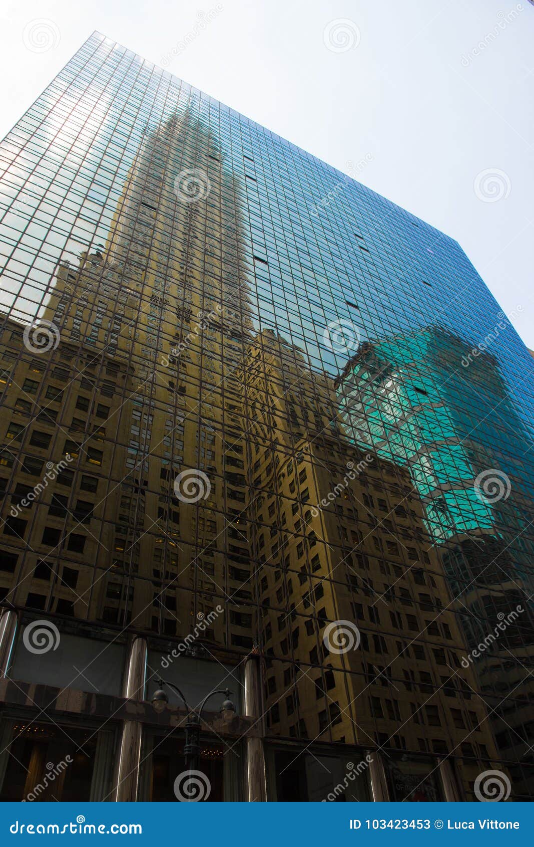 Buildings Reflect in Building Stock Image - Image of reflect, windows ...