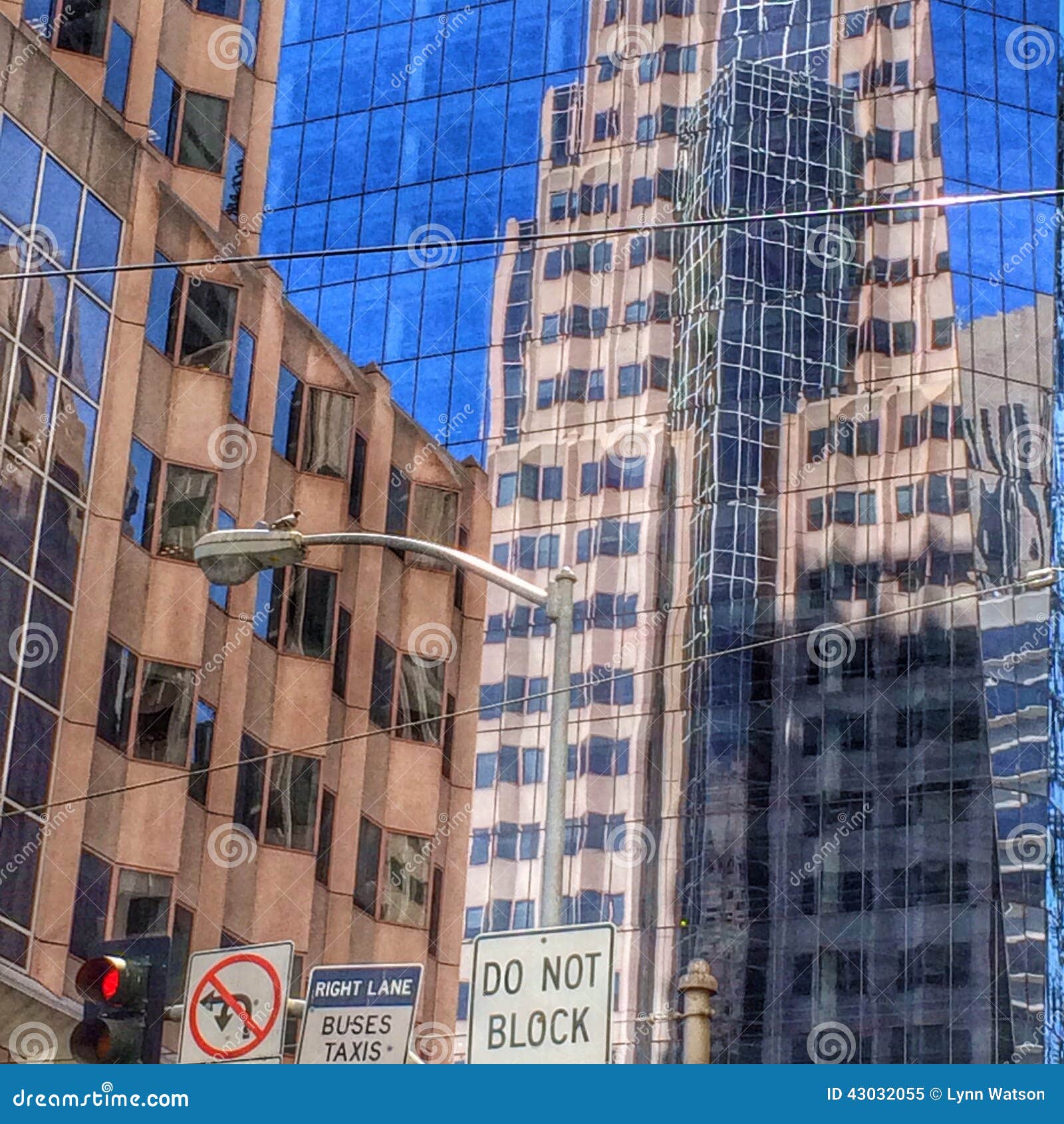 Buildings reflection stock image. Image of urban, reflection - 43032055