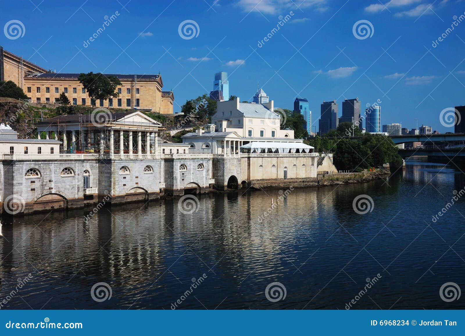 Buildings beside river stock photo. Image of garden, water - 6968234