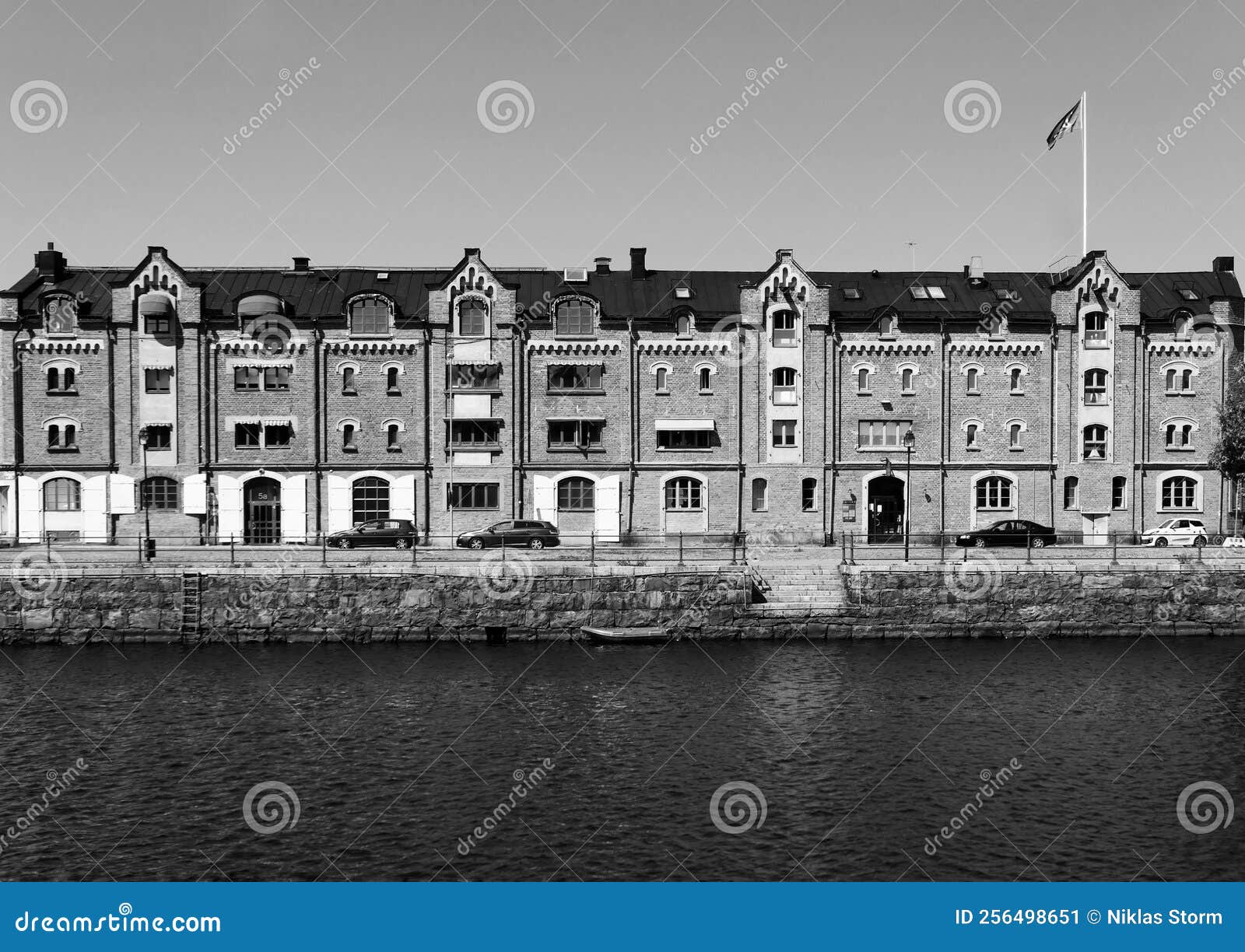 Buildings by River during Summer Editorial Photo - Image of river ...