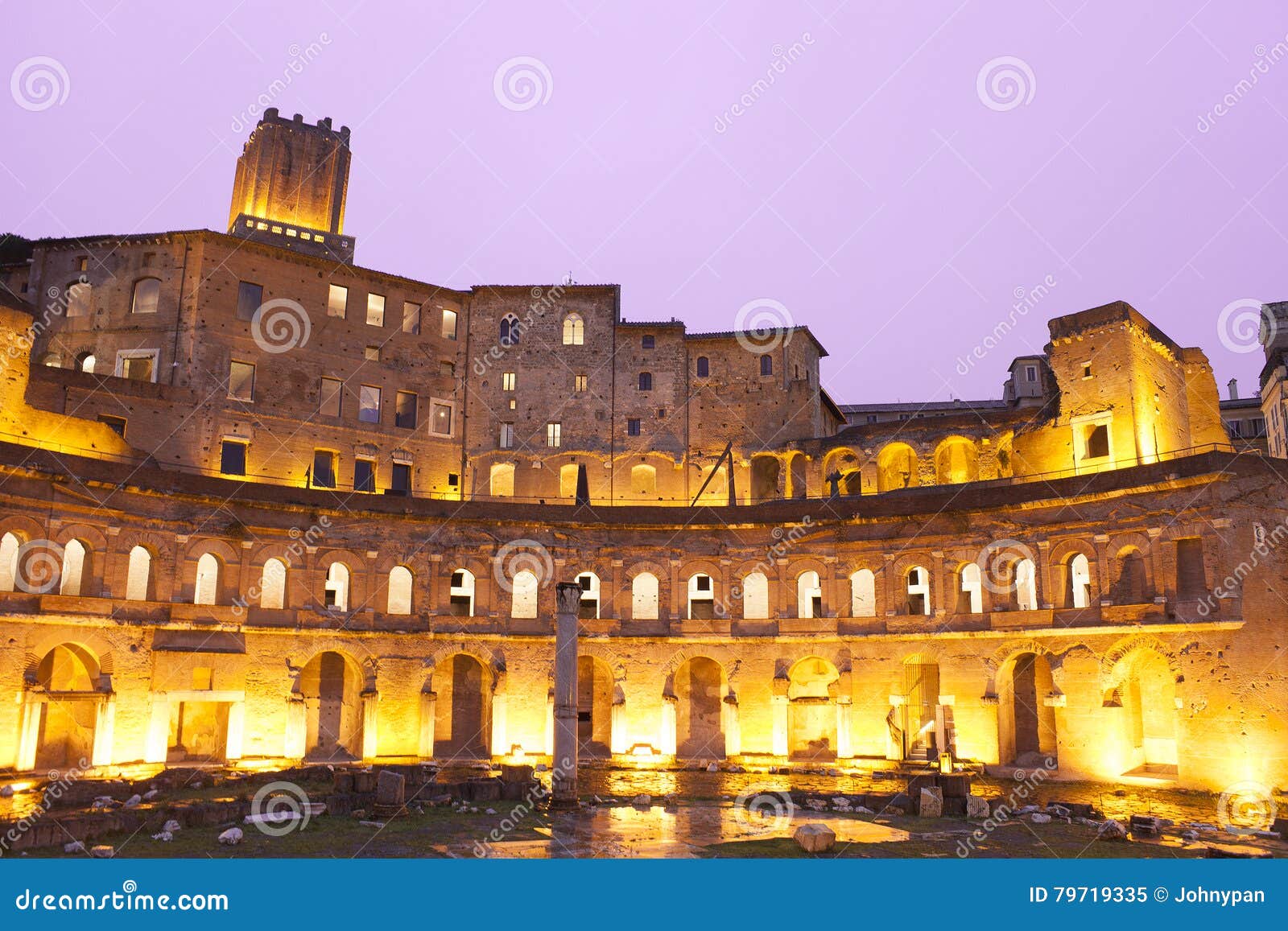Buildings in Rome city stock image. Image of remains - 79719335