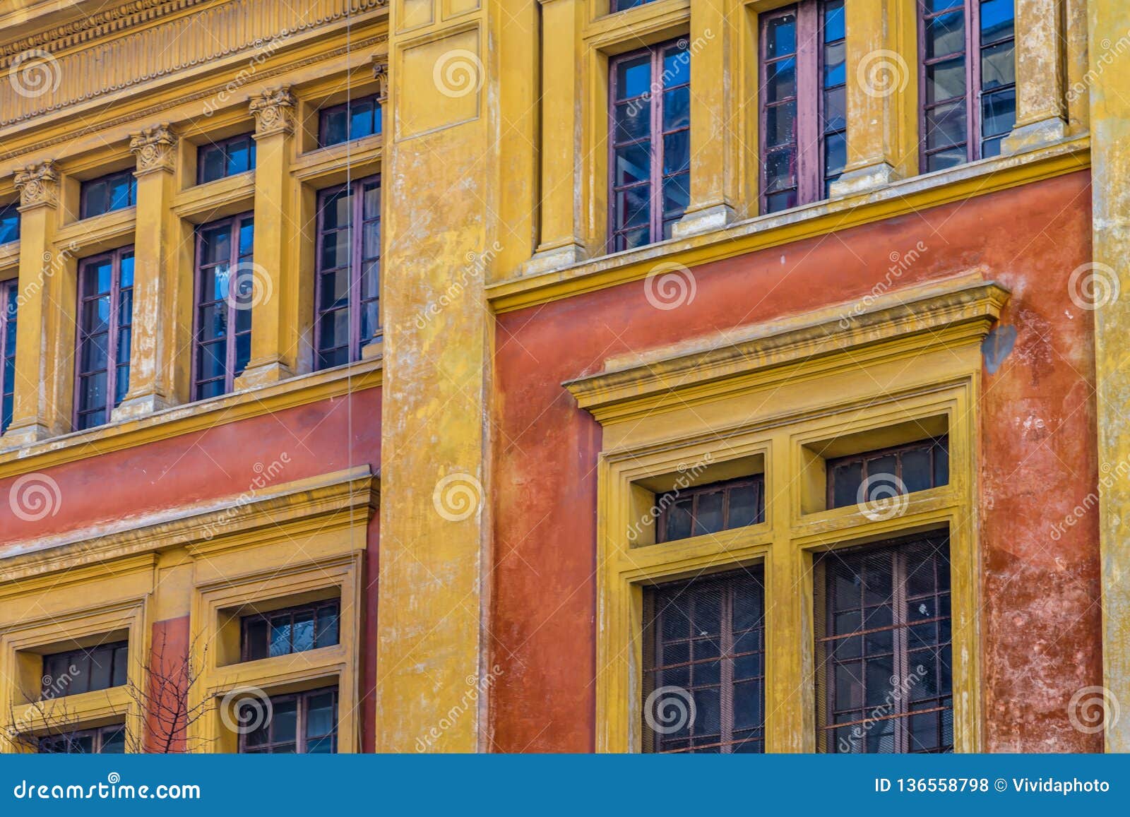 Buildings of Rome stock photo. Image of windows, rome - 136558798