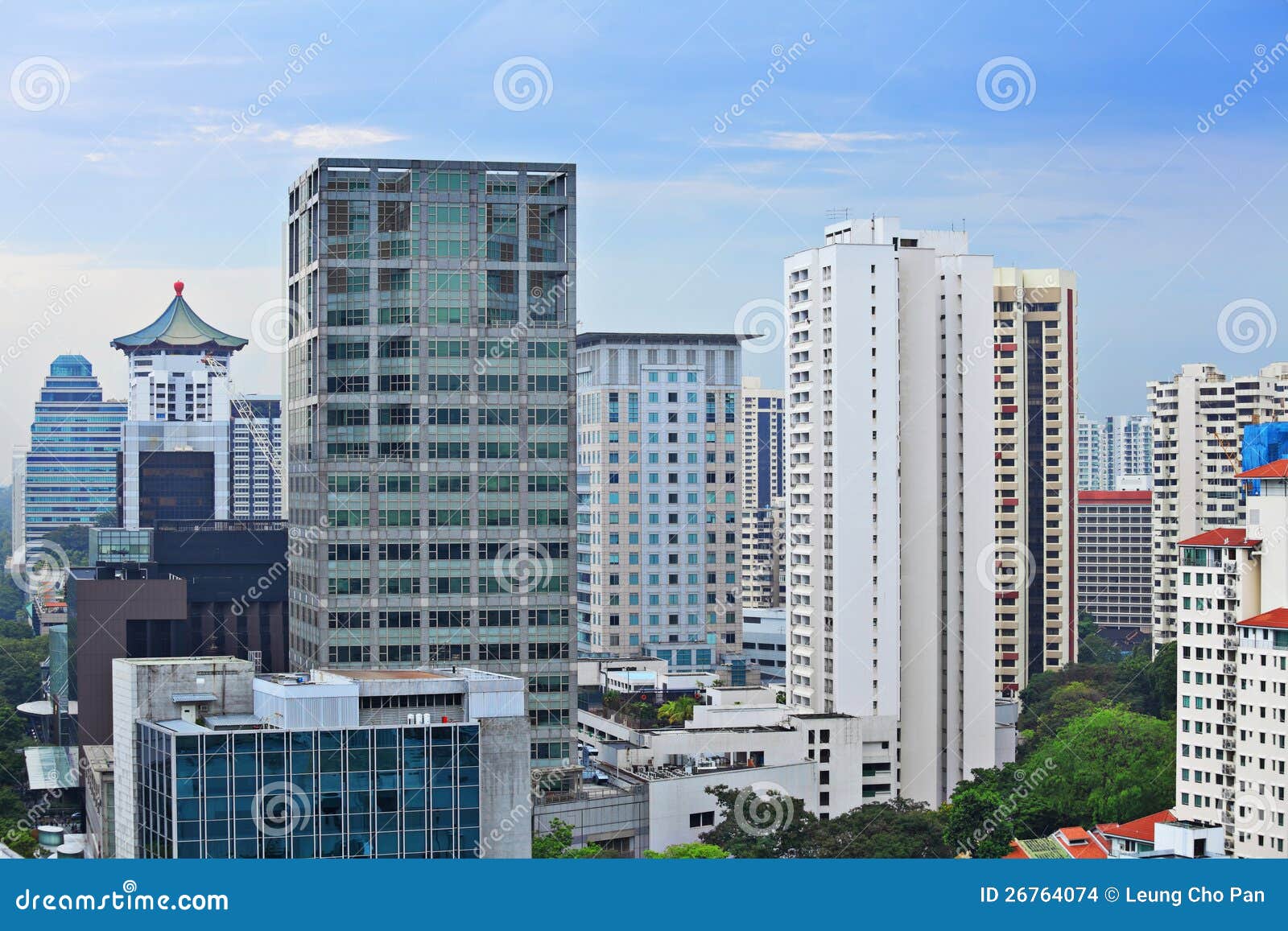 Buildings at Singapore stock photo. Image of estate, city - 26764074