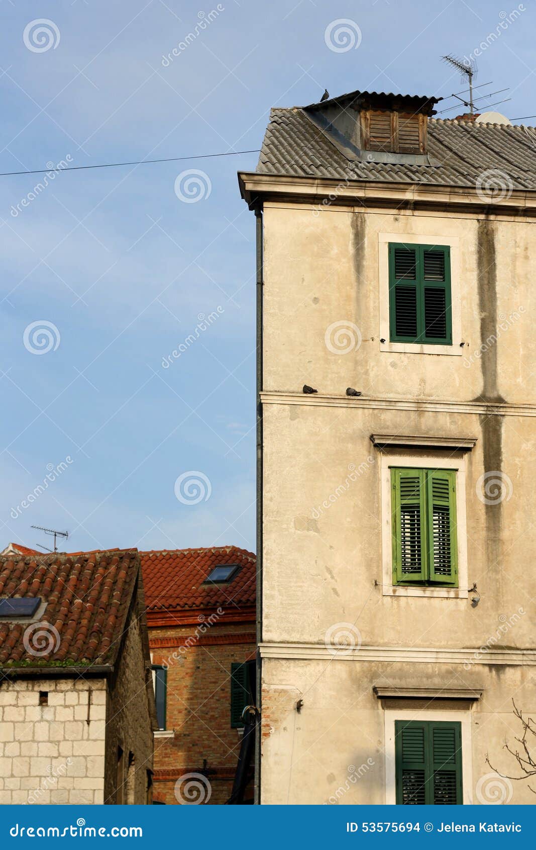 Buildings in Split stock photo. Image of daylight, light - 53575694