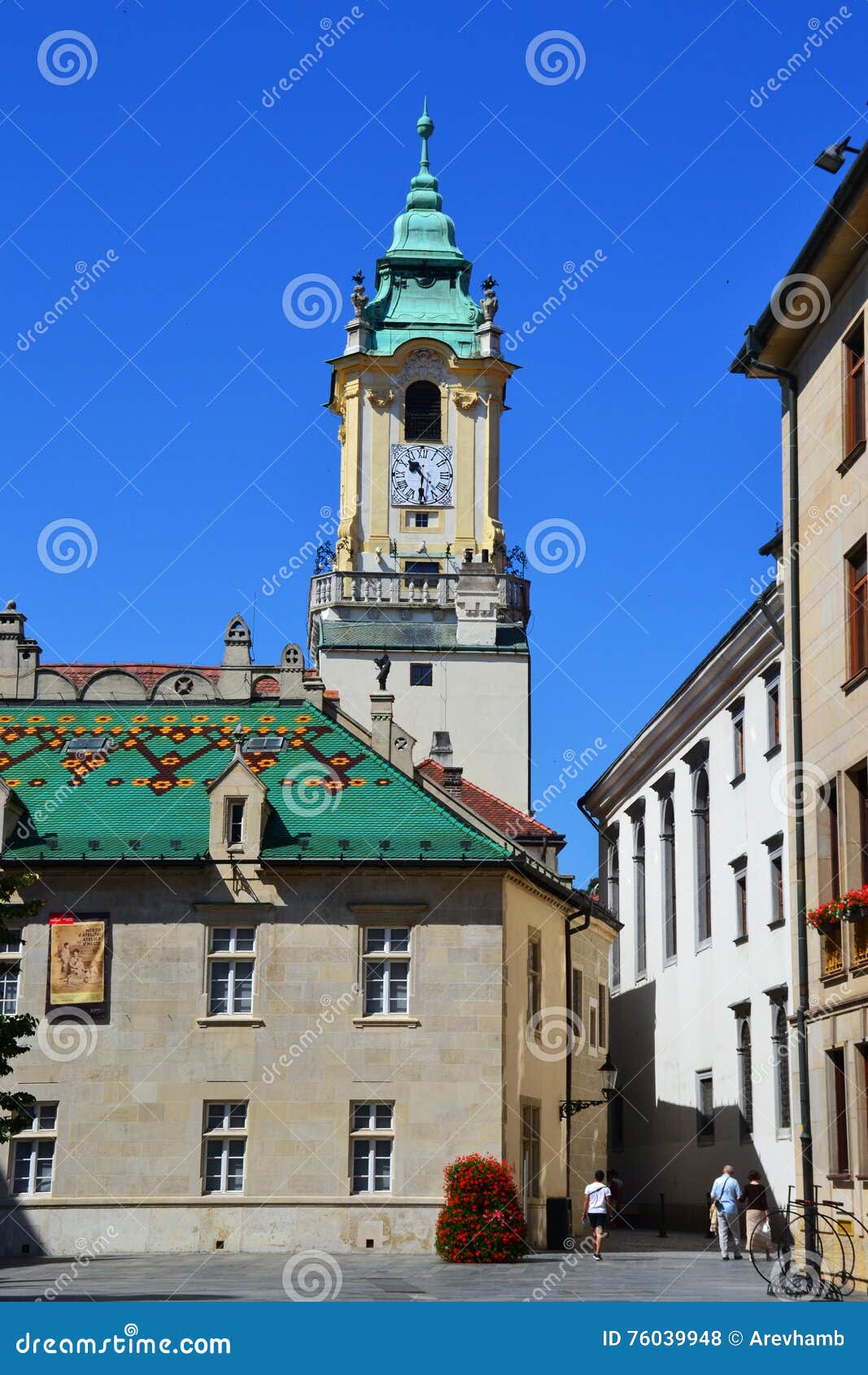 Buildings on the Square, Bratislava Editorial Stock Photo - Image of ...