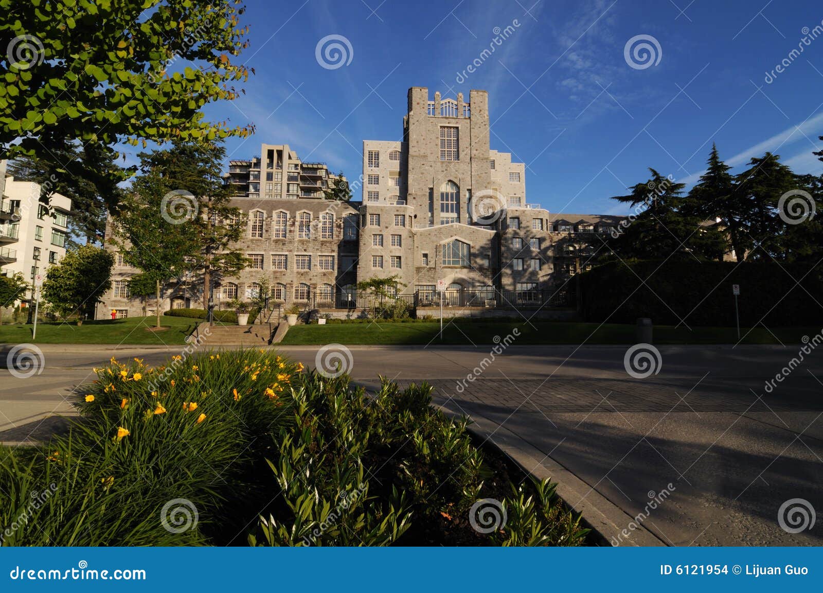 Buildings in ubc stock photo. Image of grey, city, window - 6121954