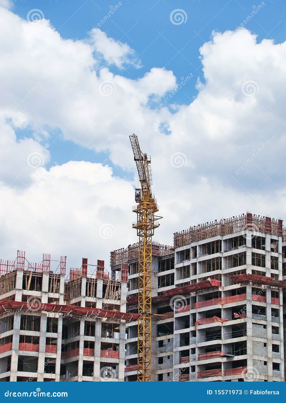 Buildings Under Construction Stock Image - Image of exterior, building ...