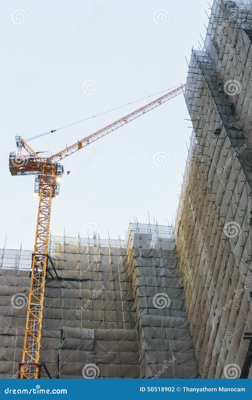 Buildings Under Construction Stock Photo - Image of business, gantry ...