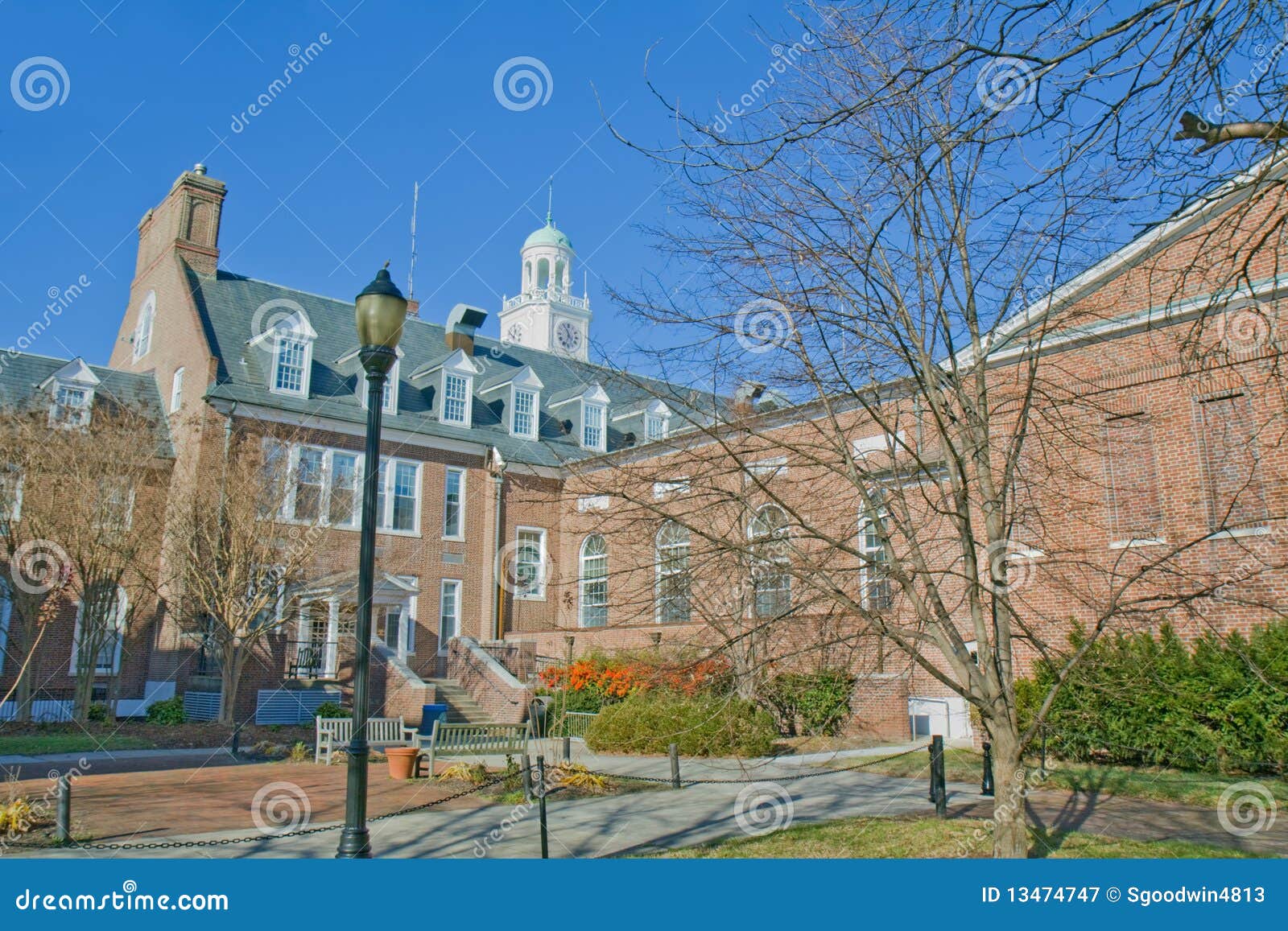 Buildings On A University Campus Stock Image | CartoonDealer.com #13474747