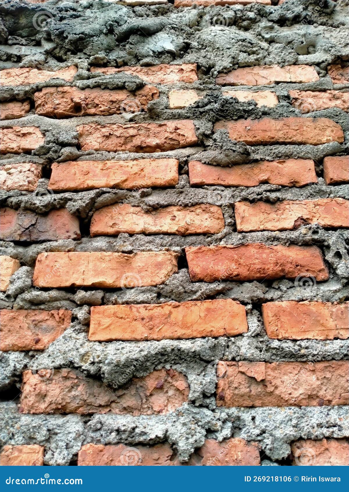 Buildings with Unplastered Bricks Stock Photo - Image of asphalt, iron ...