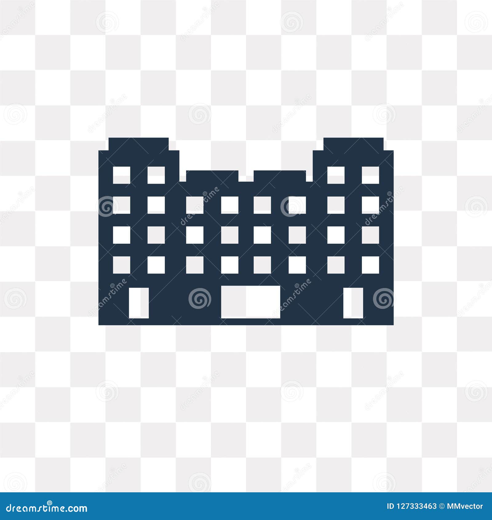 Buildings Vector Icon Isolated on Transparent Background, Buildings ...
